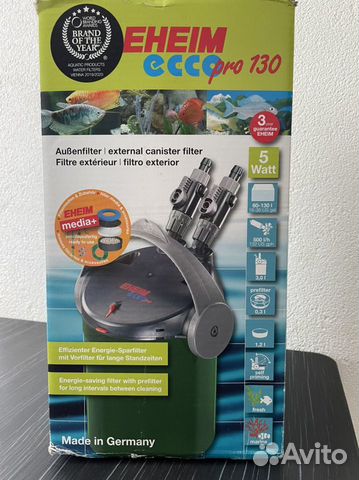 Внешний фильтр для аквариума Eheim ecco pro 130