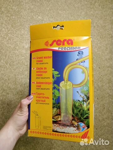 Sera Грунтоочиститель gravel washer круглый