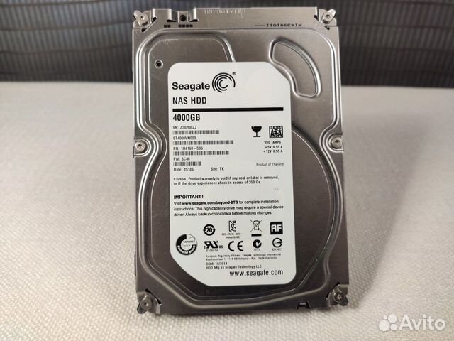 Жесткий диск 4Тб Seagate ST4000VN000-1H4168 NAS купить в Москве ...